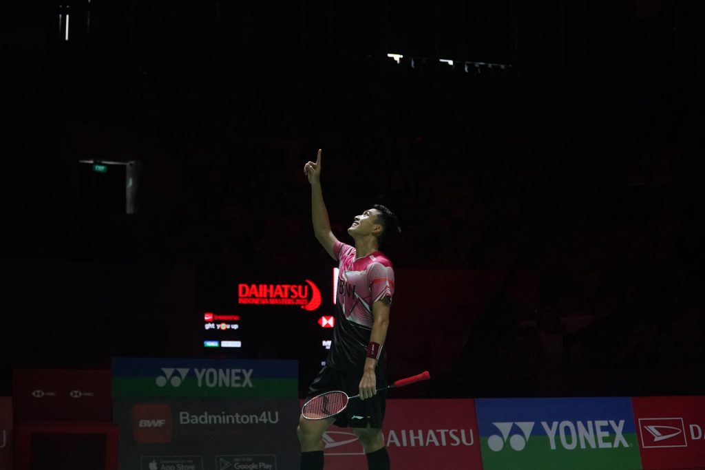 Jonatan Christie Pastikan Tiket Final Indonesia Masters 2023 Jonatan Christie Pastikan Tiket Final Indonesia Masters 2023